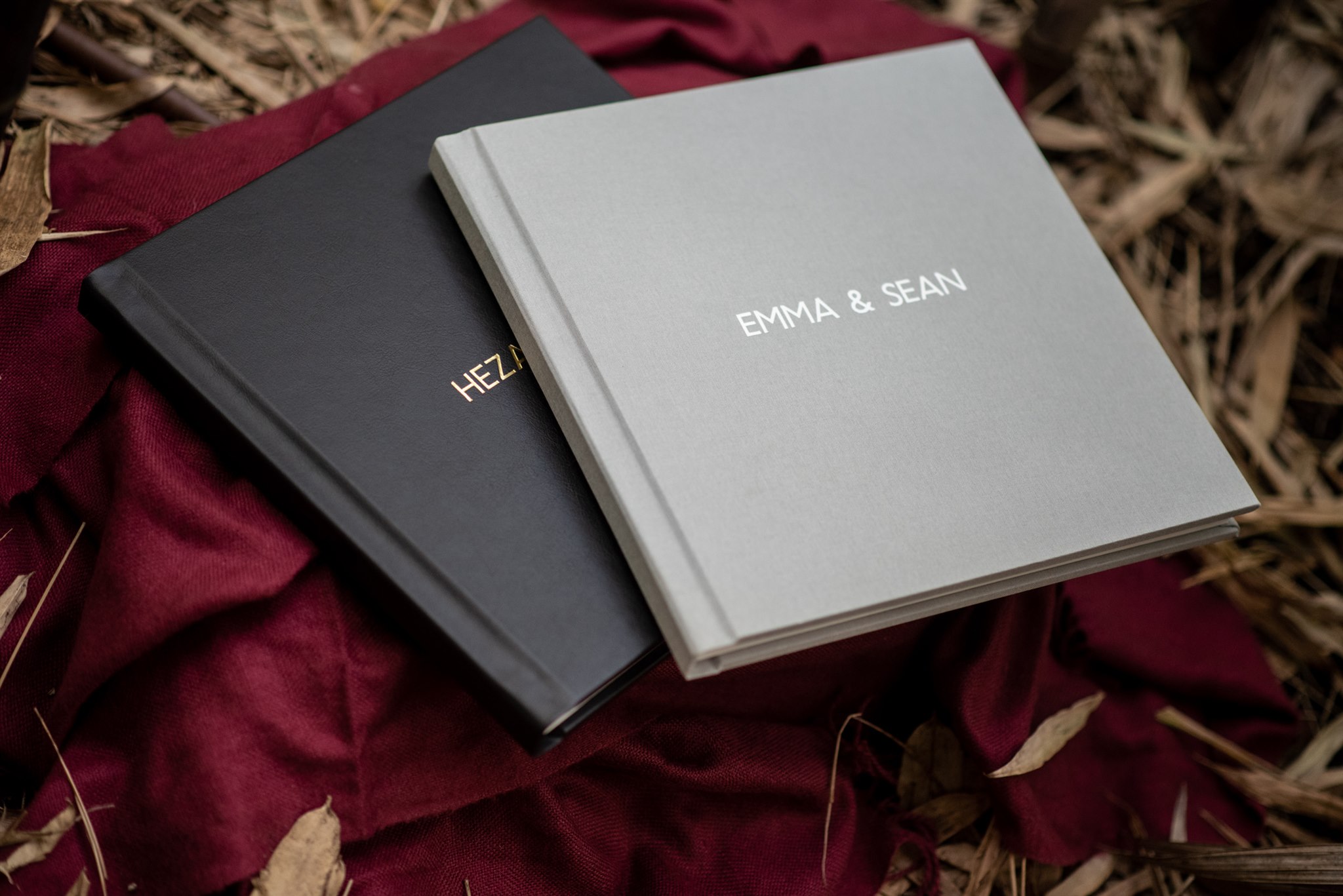 Handcrafted Embossed Wedding Album - Rachel Gutierrez Photography